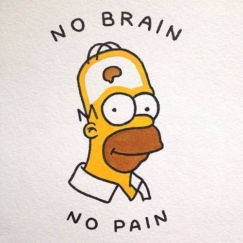 Meme - No Brain, No Pain - Viral Viral Videos